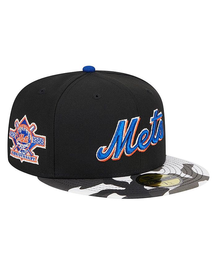 New Era Men's Black New York Mets Metallic Camo 59FIFTY Fitted Hat - Macy's