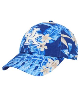 Men's '47 Brand Royal Kentucky Wildcats Tropicalia Clean Up Adjustable ...