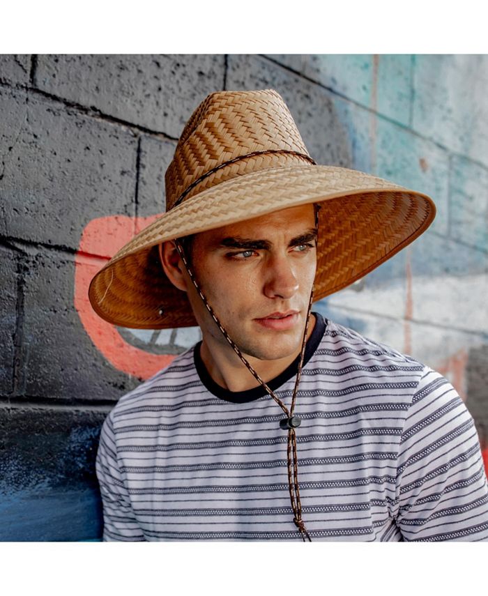 Peter Grimm Hasselhoff Straw Lifeguard Hat - Macy's
