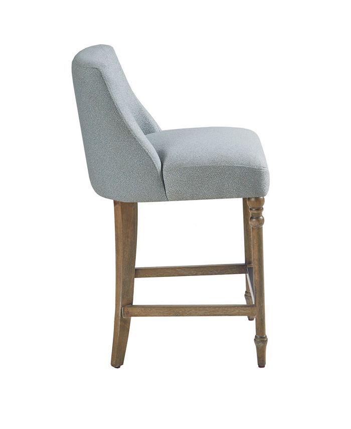 Martha Stewart Collection Delaney 20" Wide Upholstered Counter Stool ...