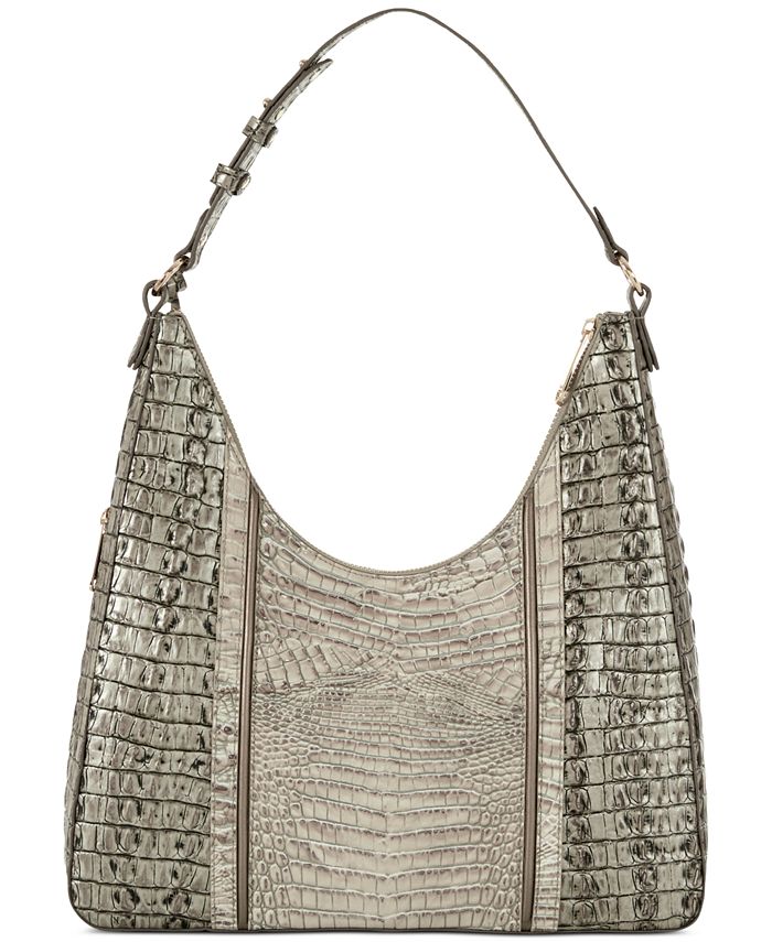 Brahmin Tabitha Fairest Grey Breakwater Medium Leather Shoulder Bag ...
