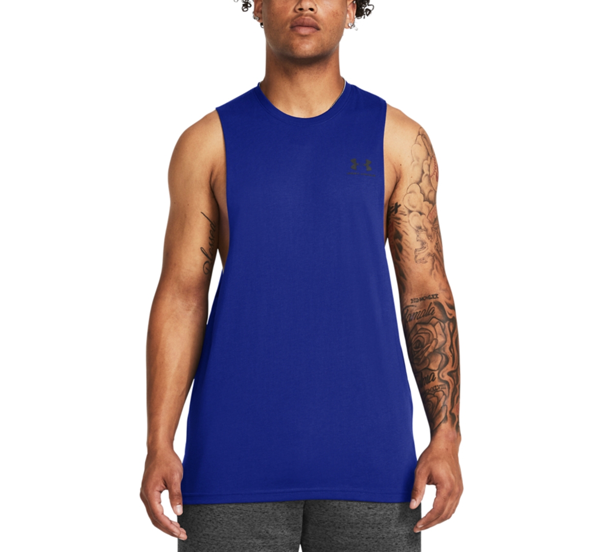 Click here for Under Armour Mens Sportstyle Left Chest Cut-Off T-... prices