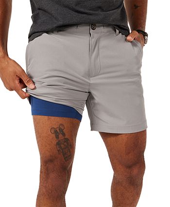 Chubbies Men's The World's Grayest Standard-Fit Lined 6" Shorts - Macy's
