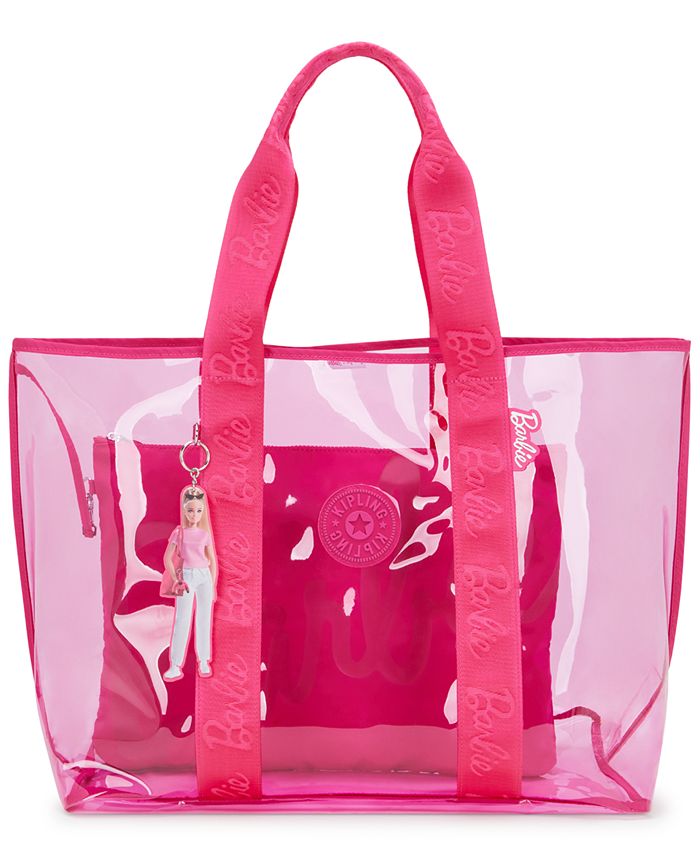 Kipling Jacey Extra Large Barbie Clear Tote - Macy's