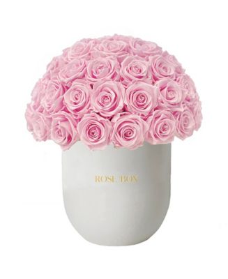 Rose Box NYC Half Ball of Long Lasting Preserved Real Roses in Premium ...