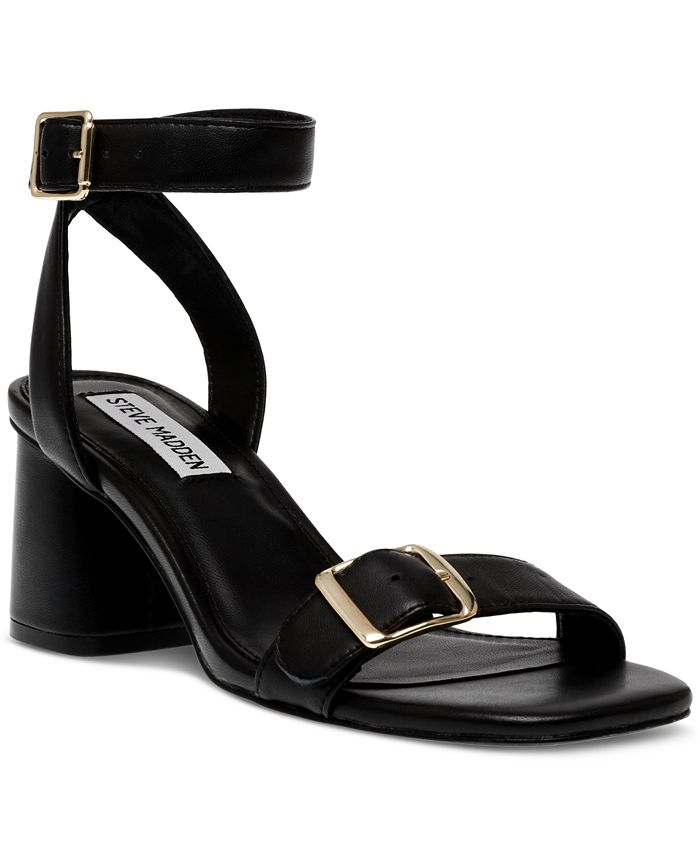 Steve Madden Women's Mindi Block-Heel City Sandals - Macy's