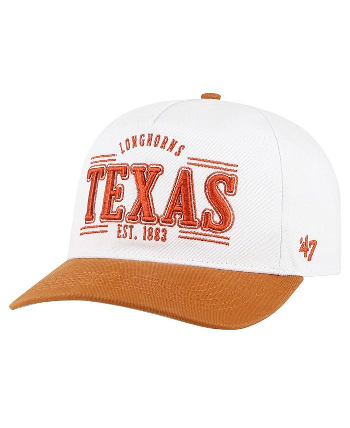 '47 Brand Men's White Texas Longhorns Streamline Hitch Adjustable Hat ...