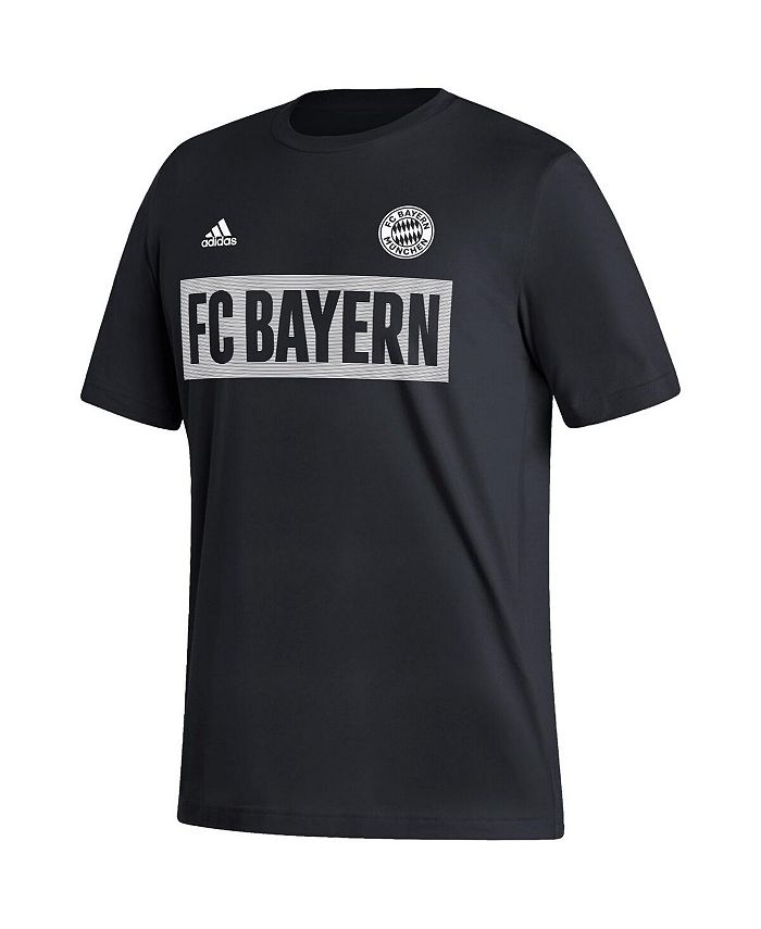 adidas Men's Black Bayern Munich Culture Bar T-shirt - Macy's