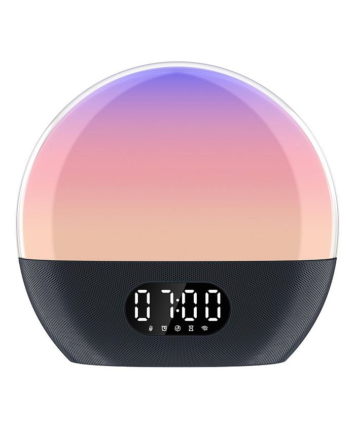 WiiM Wake-up Light All-in-One Sunrise Alarm Clock, Sound Machine ...