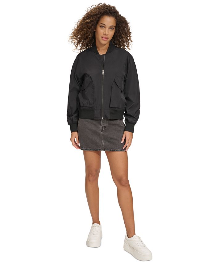 Levi's Women's Lightweight Techy Bomber Jacket - Macy's