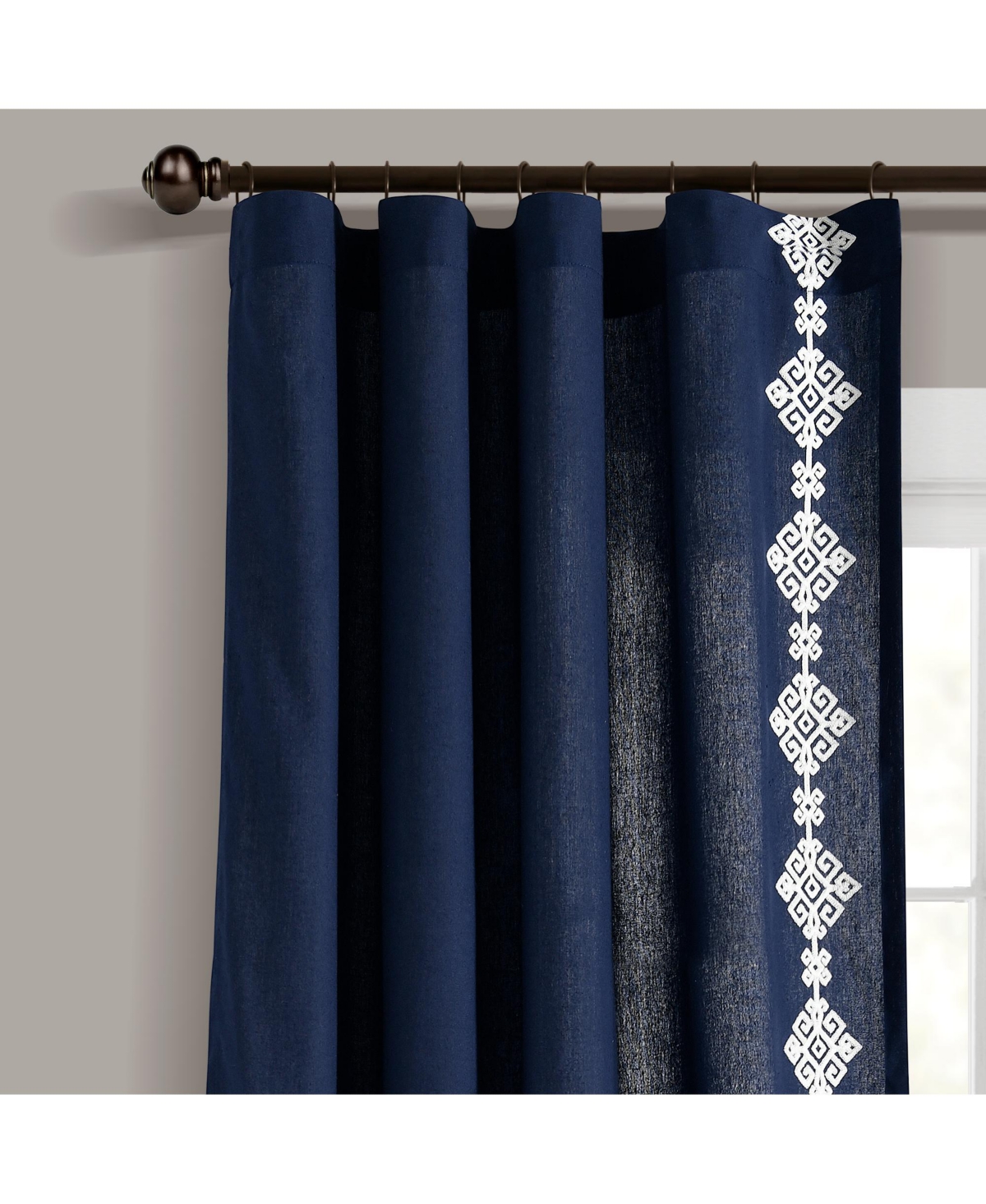 Click here for Lush Decor Luxury Modern Geo Linen Like Embroidery... prices