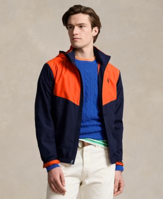 Polo Ralph Lauren Men's Hooded Colorblocked Jacket - Macy's