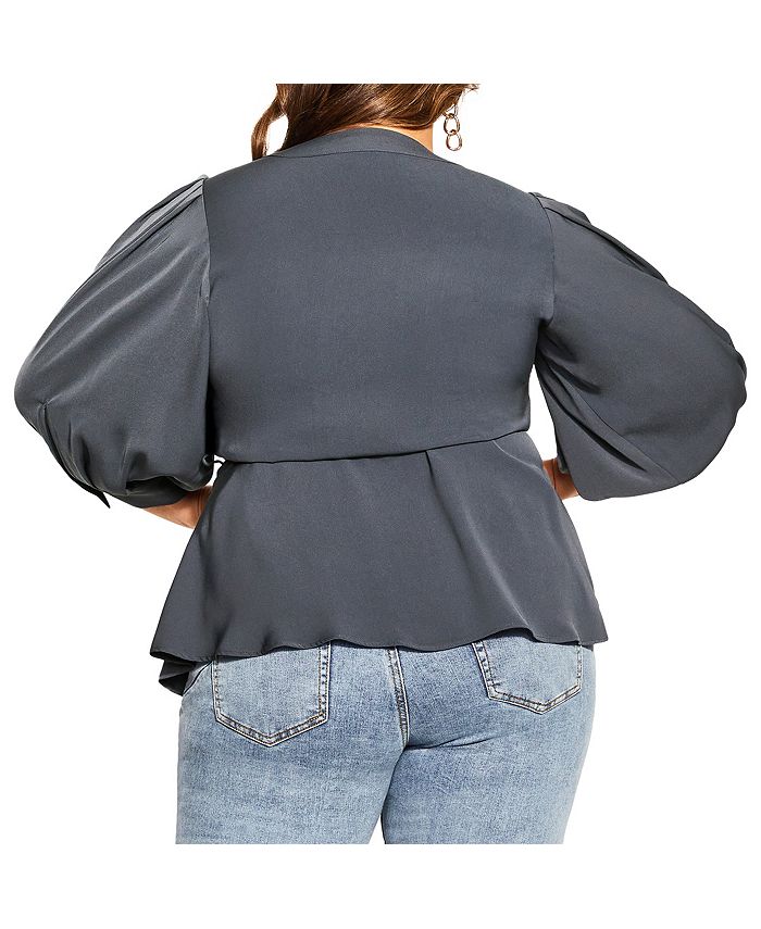 CITY CHIC Plus Size Sultry Top - Macy's