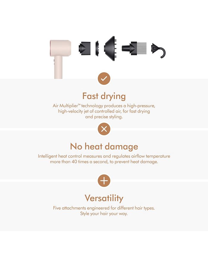 Dyson Supersonic hair dryer-Limited Edition Ceramic Pink/Rose Gold - Macy's