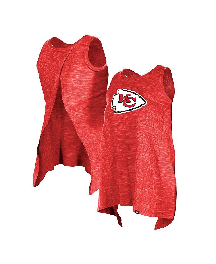New Era Women's Red Kansas City Chiefs Plus Size Space Dye Active Tank ...