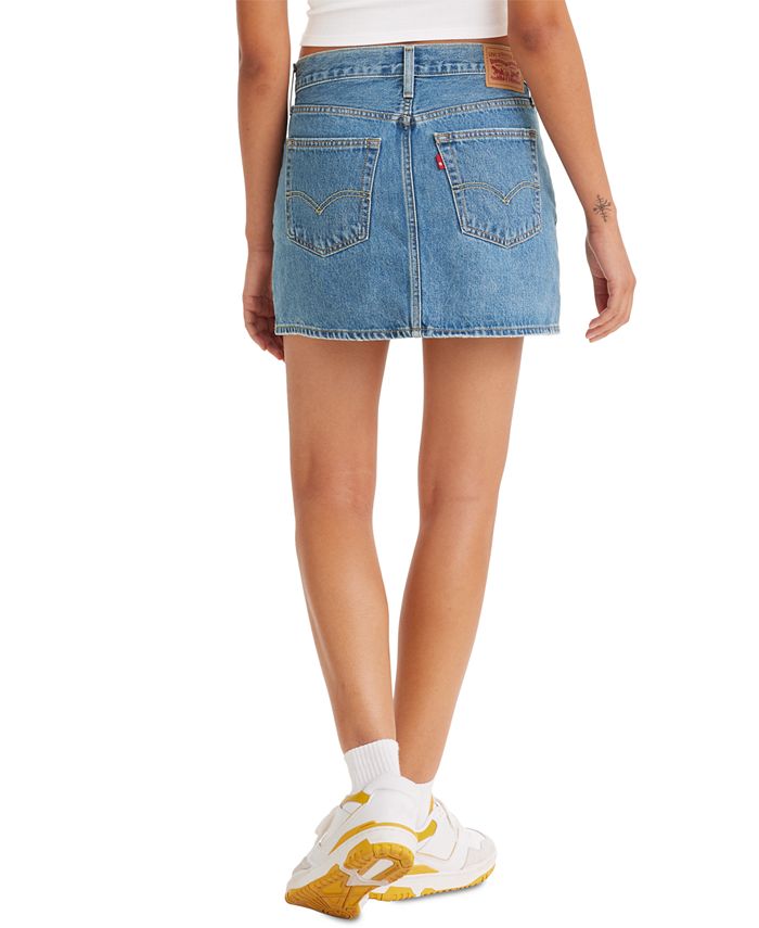 Levi's Women's Icon Cotton Denim Skirt - Macy's