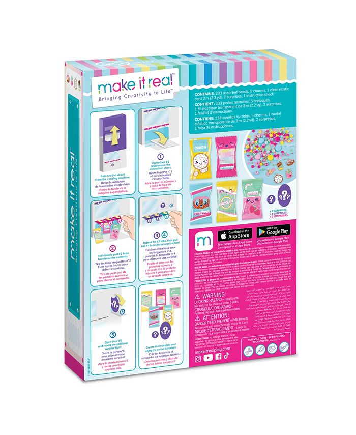 Make It Real Bracelet Snackers DIY Jewelry Vending Machine - Macy's