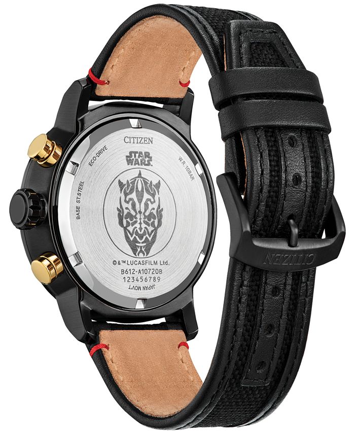 Citizen Eco-Drive Men's Chronograph Star Wars Darth Maul Mastermind ...