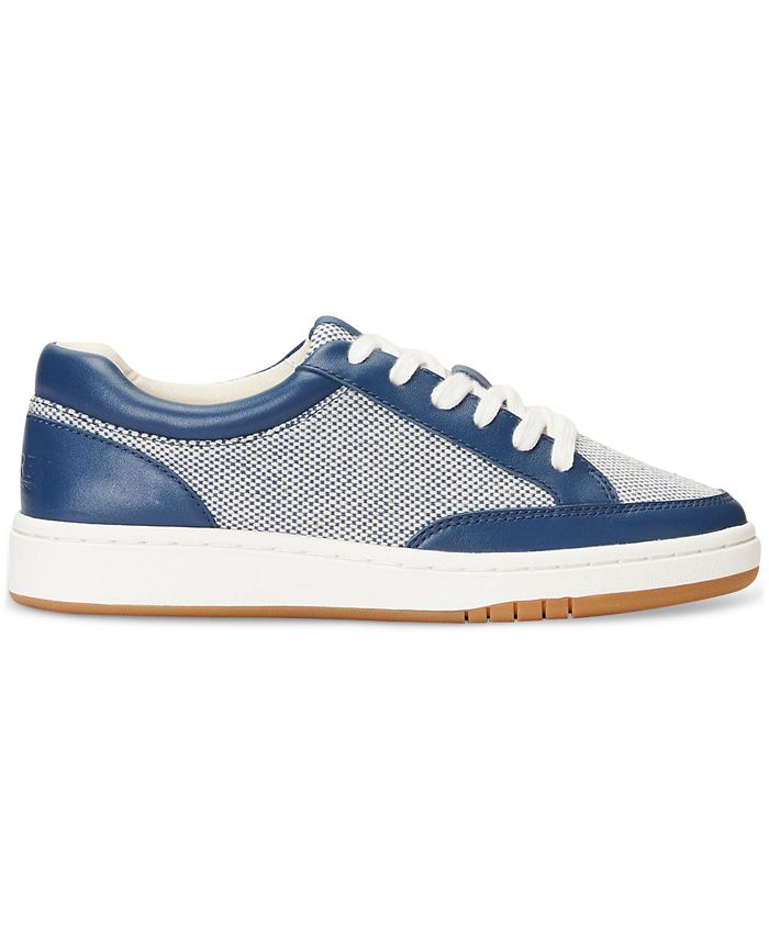 Lauren Ralph Lauren Women's Hailey Low-Top Lace-Up Sneakers - Macy's