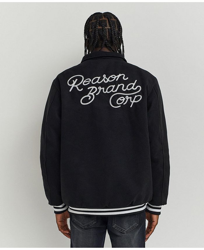 Reason Varsity Jacket Black - Macy's