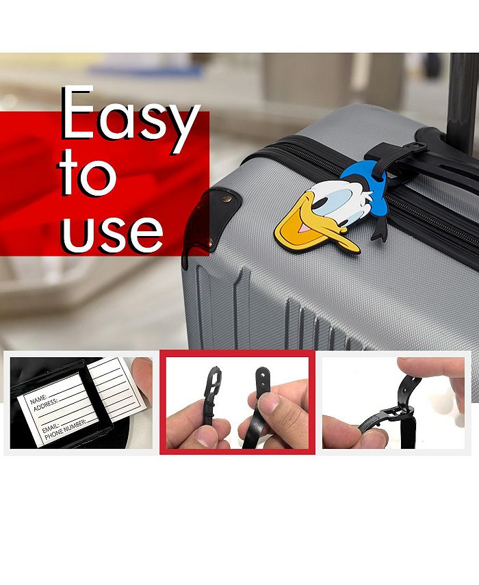 Disney Donald and Daisy Duck Luggage Tags Gifts Daisy and Donald Duck ...