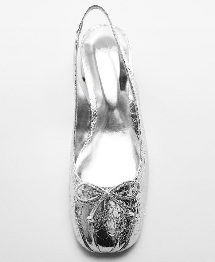 MANGO Women's Sling Back Ballerinas - Macy's