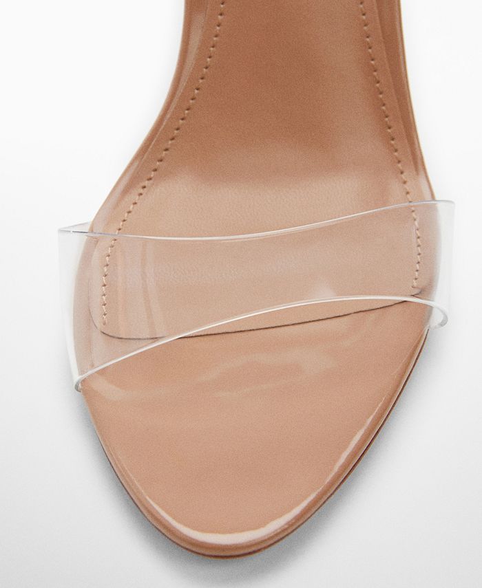 MANGO Women's See-Through Straps Sandals - Macy's
