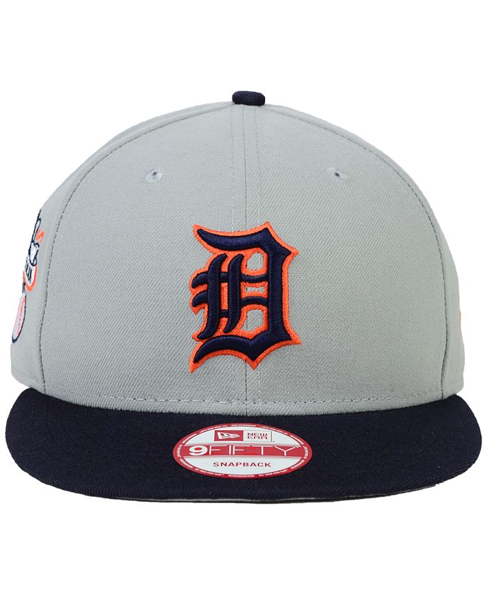 New Era Detroit Tigers 2-Tone Link 9FIFTY Snapback Cap - Macy's