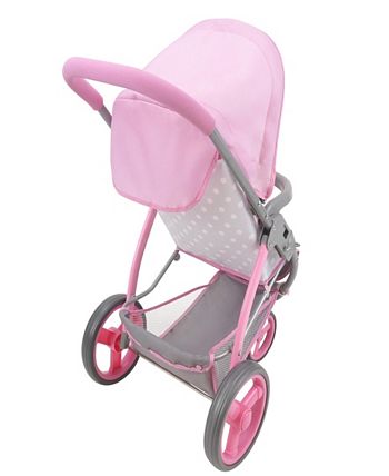 509 Crew - Cotton Candy Pink Doll Jogger Stroller - Macy's
