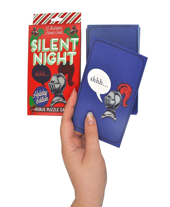 Project Genius Holly Jolly - Silent Night Rebus Puzzle Cards - Macy's