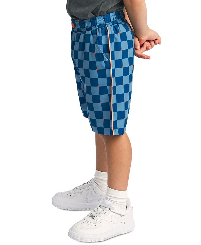 Sovereign Code Big Boys 4-Way-Stretch Checker-Print Swim Trunks - Macy's
