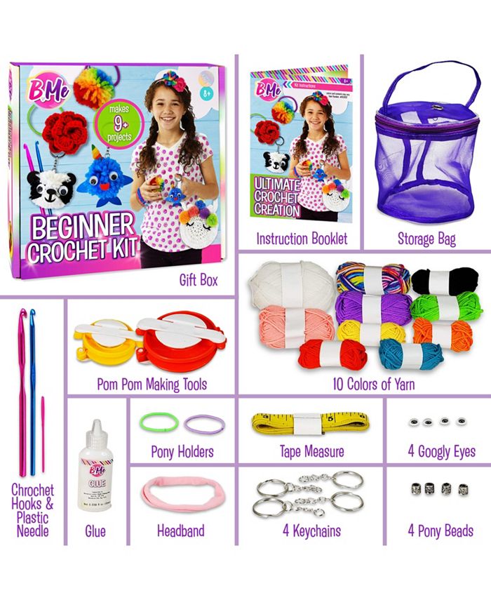 BMe CROCHET KNITTING KIT FOR KIDS - Macy's
