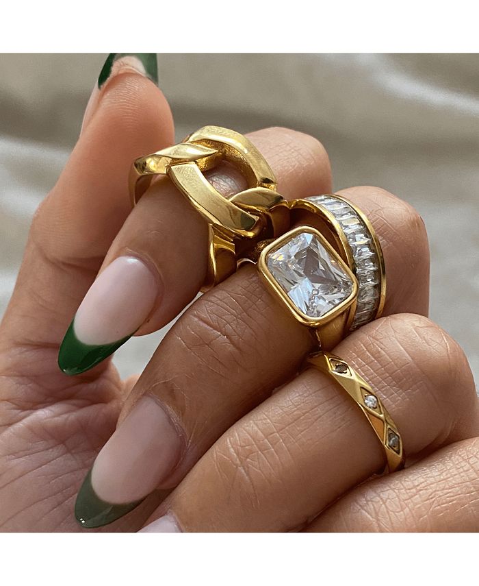 Ellie Vail Celine Dainty Ring - Macy's