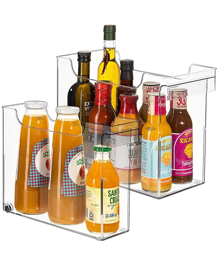 Sorbus Tall Roll Out Fridge Caddy (2 Pack) - Macy's Sorbus Tall Roll Out Fridge Caddy (2 Pack) - Macy's