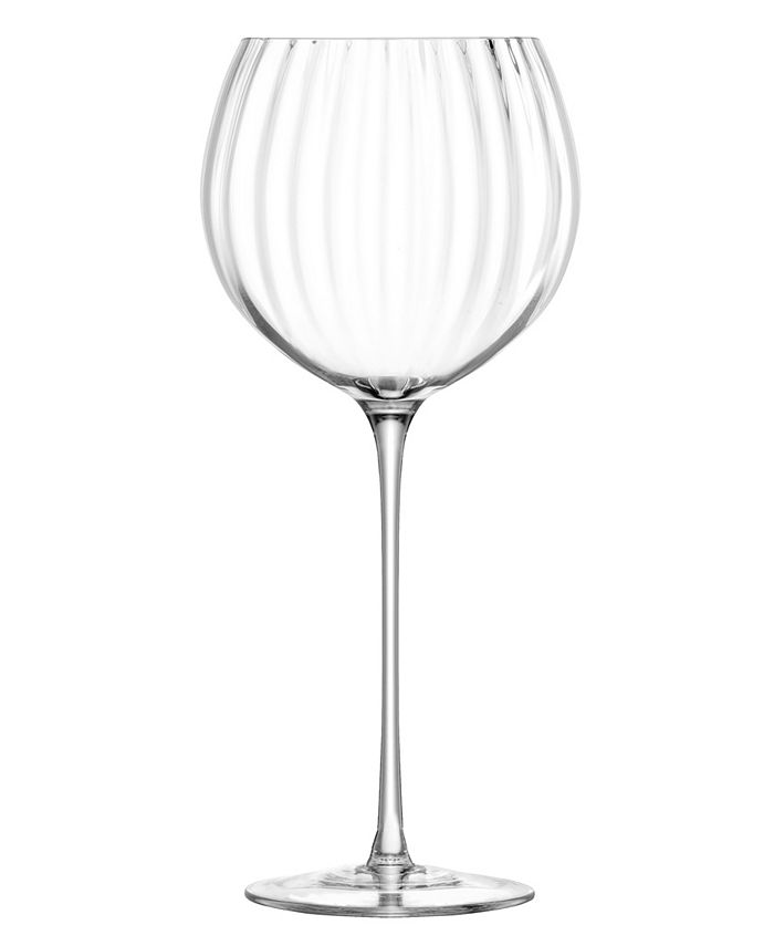 LSA International Aurelia Balloon Glass 19oz Clear Optic x 2 - Macy's