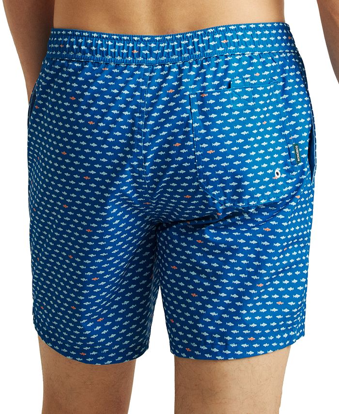 Bonobos Men's Dot-Pattern Drawcord 7" Swim Trunks - Macy's