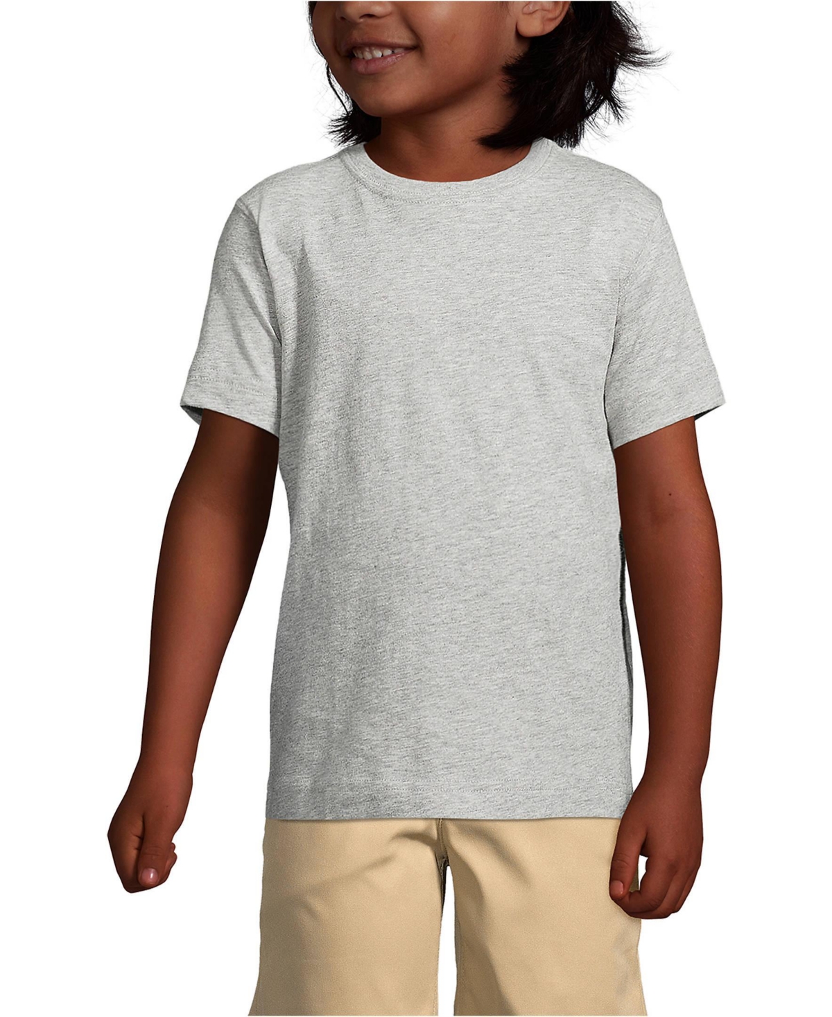 Click here for Lands End Boys Short Sleeve Essential T-shirt - Gr... prices