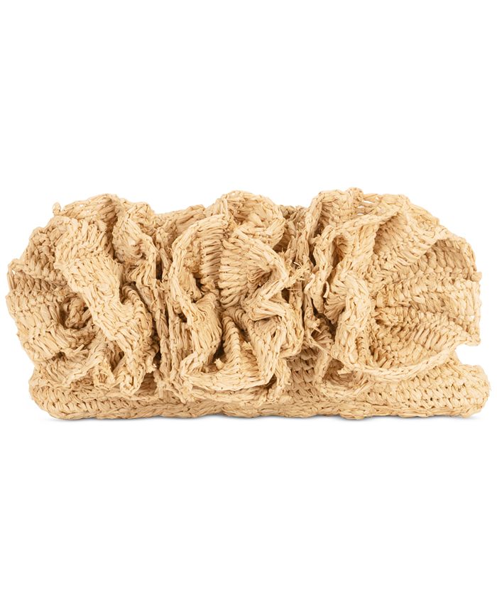 Jason Wu Rose Straw Frame Clutch - Macy's