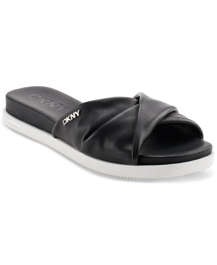 DKNY Women's Jezebel Twisted Slide Sandals - Macy's