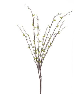 Vickerman 36" Artificial Gray Goat Willow Bush - Macy's
