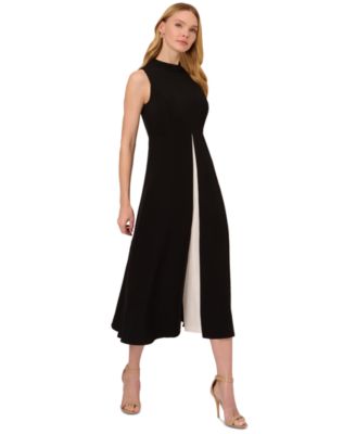 Adrianna Papell Women's Colorblocked Cropped Jumpsuit - Macy's