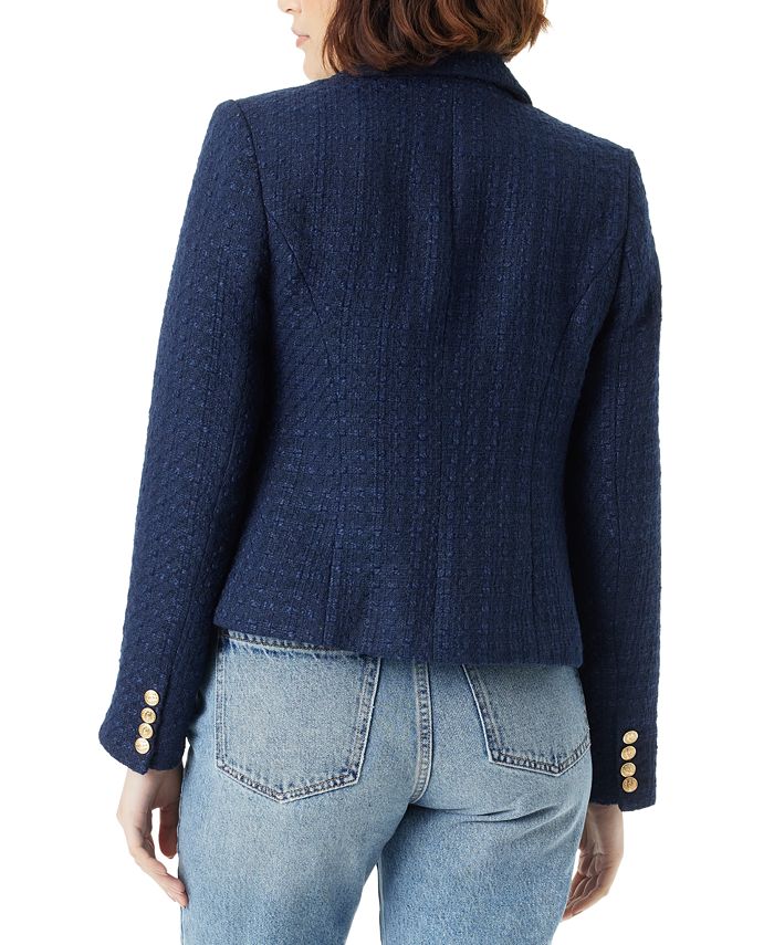 Sam Edelman Women's Cheryl Notched-Collar Button-Front Blazer - Macy's