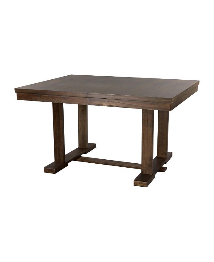 Simplie Fun Classic Light Rustic Brown Finish Wooden 1pc Dining Table w ...
