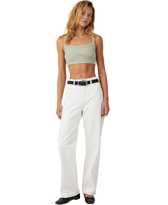 COTTON ON Women’s Cory Micro Crop Tank - Macy's