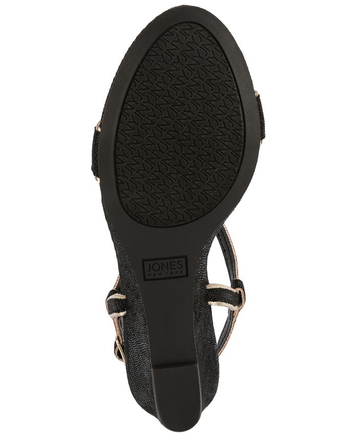 Jones New York Women's Denera Strappy Wedge Sandals - Macy's