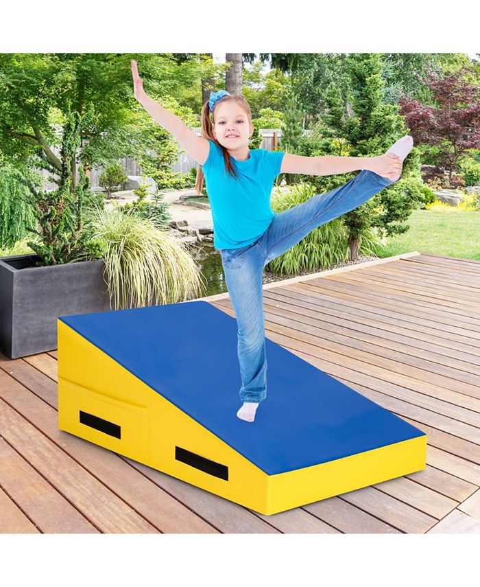 Slickblue Incline Wedge Ramp Gymnastics Mat - Macy's