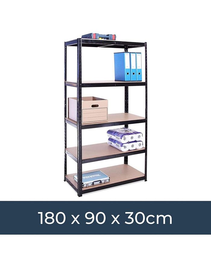 G-RACK Heavy Duty 5 Tier Garage Shelving Units for Storage in Workshop ...