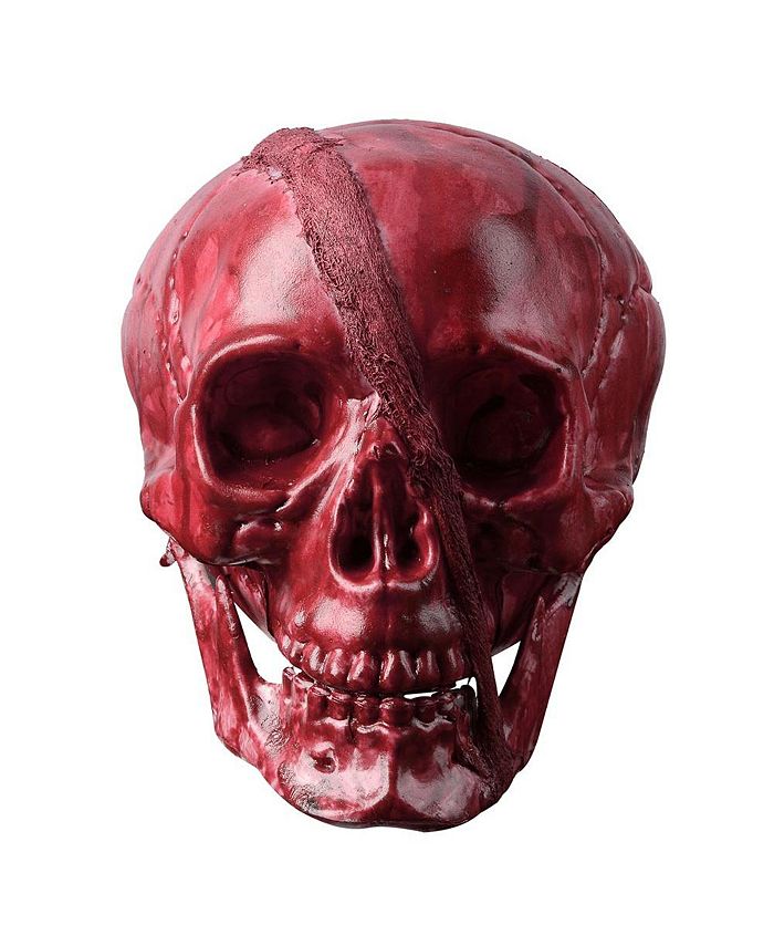 Yescom Halloween Skeleton Head Human Skull Plastic Prop Haunted House ...