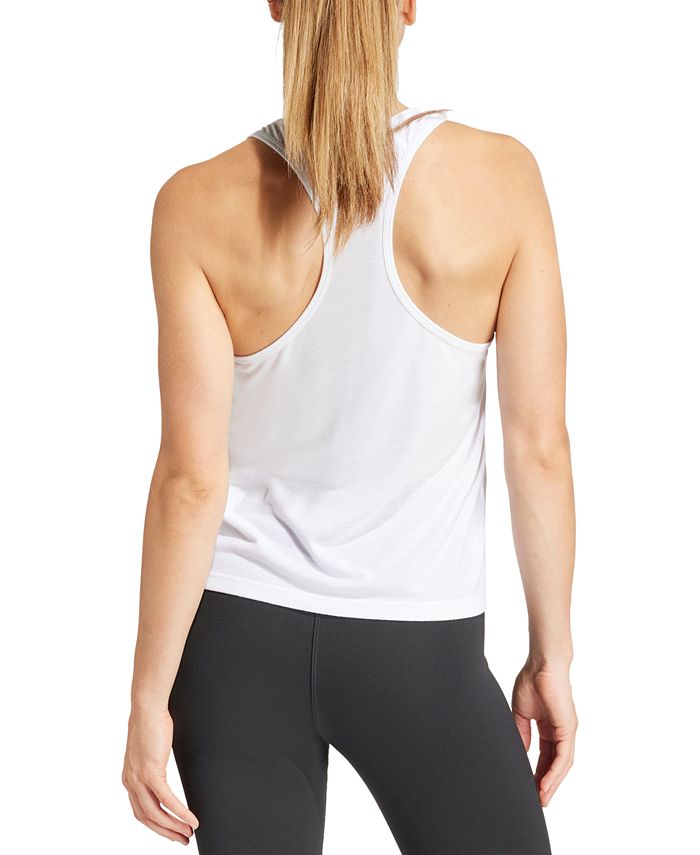 adidas Women's Training Small Logo Racerback Tank Top - Macy's