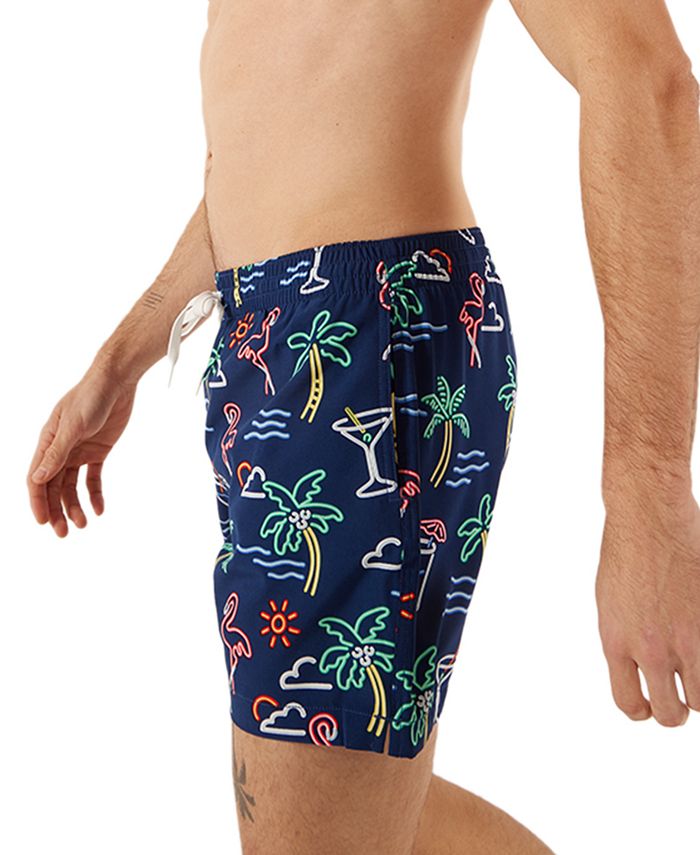 Chubbies Men's Neon Lights 5-1/2" Swim Trunks - Macy's